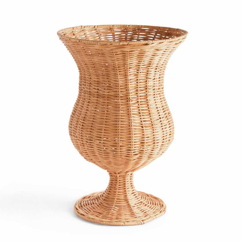 CHESAPEAKE RATTAN FOOTED URN TALL – Napa Home & Garden