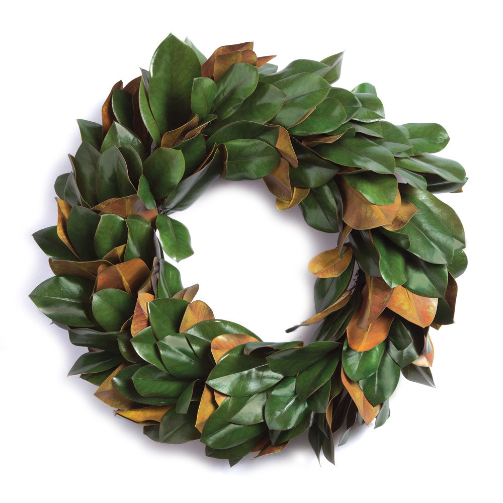 GRAND MAGNOLIA LEAF WREATH 24" – Napa Home & Garden