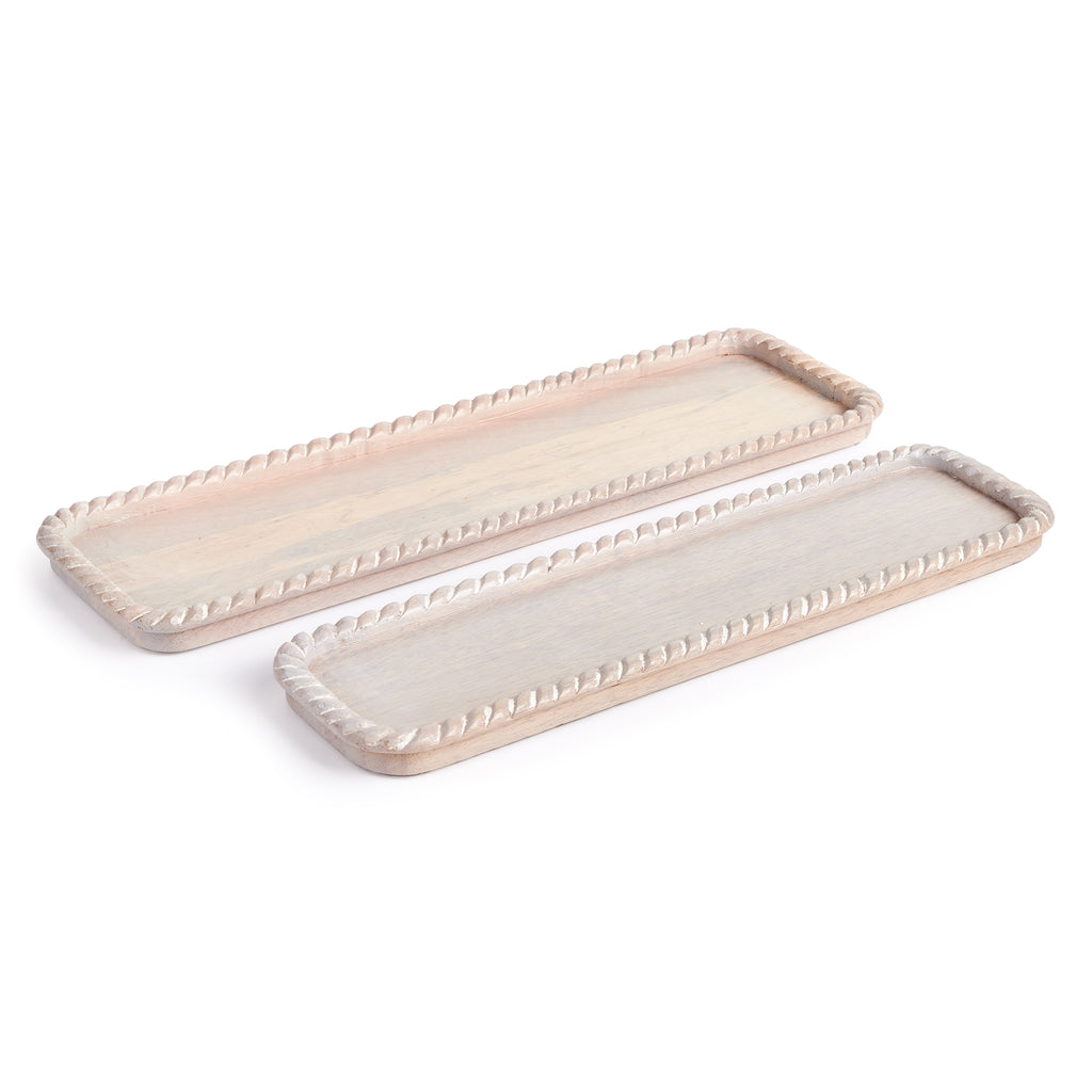 LANGLEY RECTANGULAR TRAYS, SET OF 2 – Napa Home & Garden